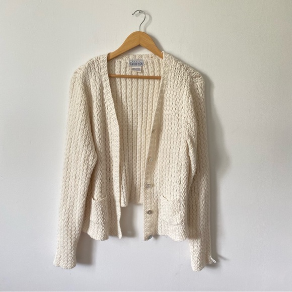 Basic Editions | Sweaters | Vintage Basic Editions Cottagecore Acrylic Sweater Cardigan L | Poshmark